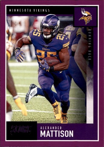 2020 Score #242 Alexander Mattison Purple | eBay