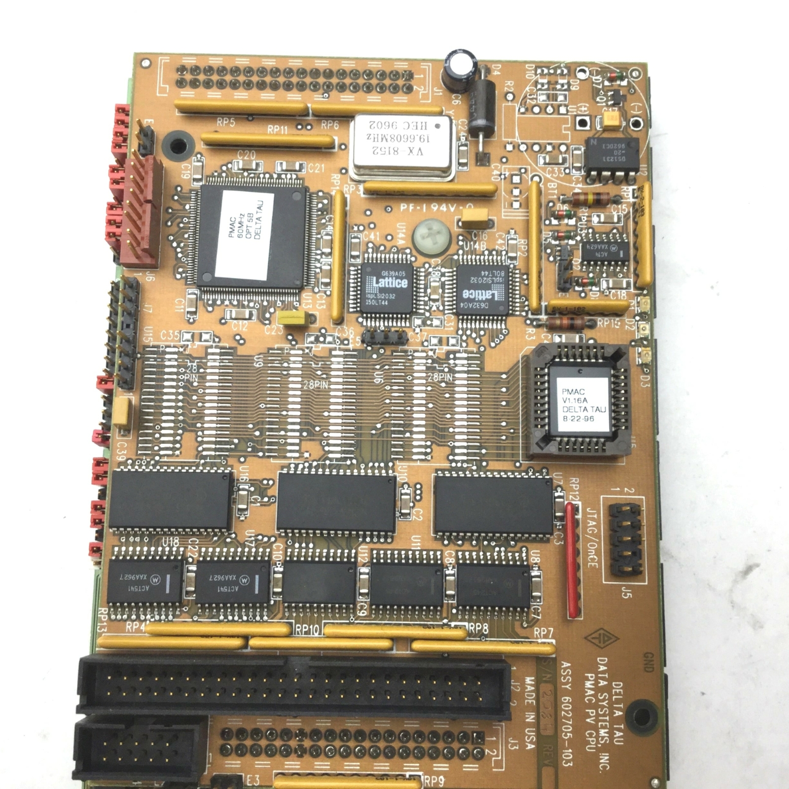 Delta Tau PMAC2-PC (DSP) Assy 602191-503 & PMAC PV CPU Assy 602705-103 ...