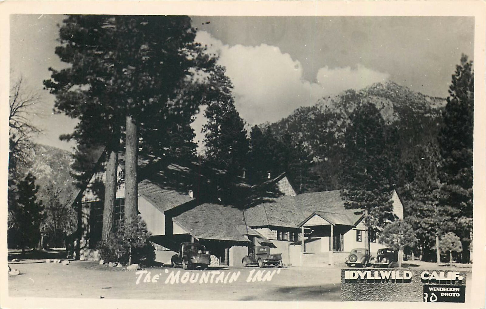 IDYLLWILD, CALIFORNIA - MOUNTAIN INN - OLD REAL PHOTO POSTCARD VIEW | eBay