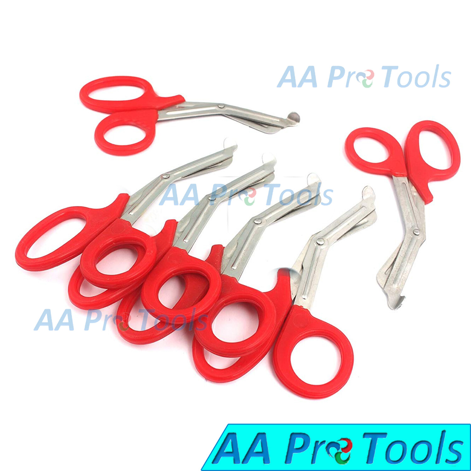 6 Pack 7-1/2 All Purpose Bandage Shears Scissors Autoclavable EMT/EMS 7 ...