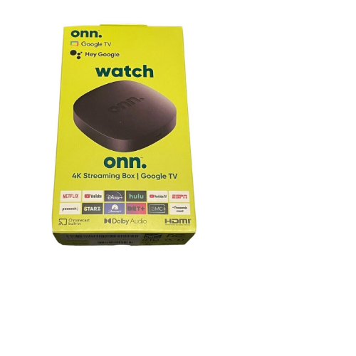 ONN Streaming Box 4K GEN. 2 Streaming Wi-Fi Android TV UHD Google TV ...