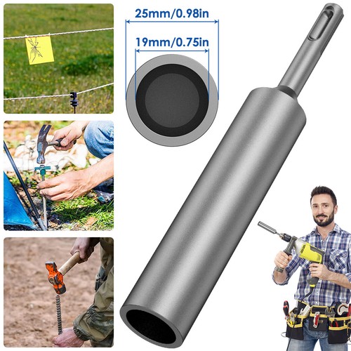 17mm Ground Rod Driver SDS Plus Earth Stake Hammer Drill Grounding Rod ...
