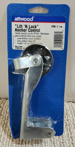 Attwood Marine Lift & Lock Anchor Control, Holds Up To 20 Lb. Anchor ...