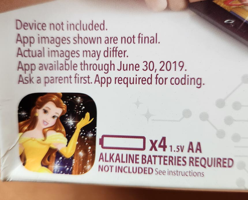 Hasbro Disney Dance Code Princess Belle Doll 100 Talking 7 Songs New in ...