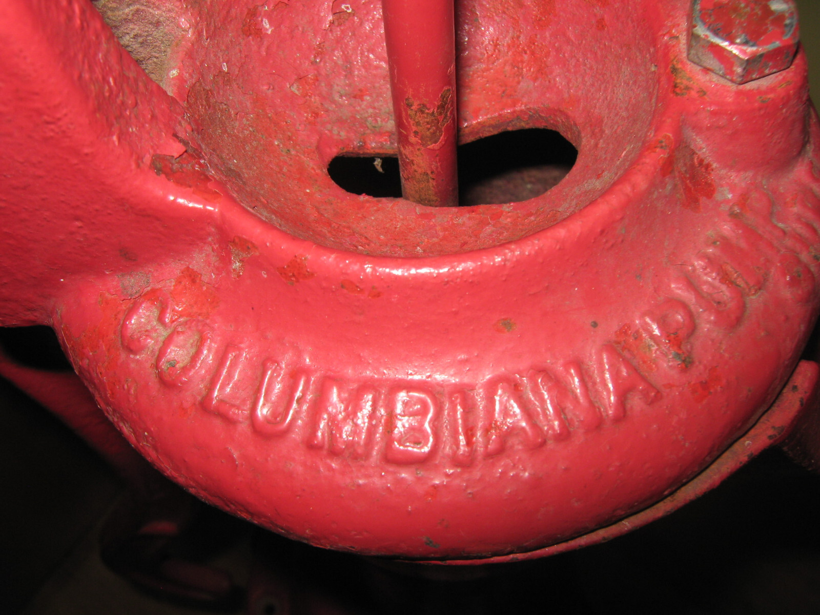 Antique Columbiana Pump Co. Cast Iron Pitcher Pump | eBay