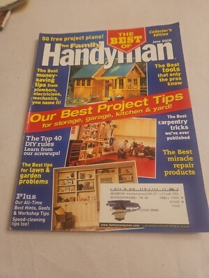 2008 June, The Family Handyman Magazine, Best Project Tips For Storage ...