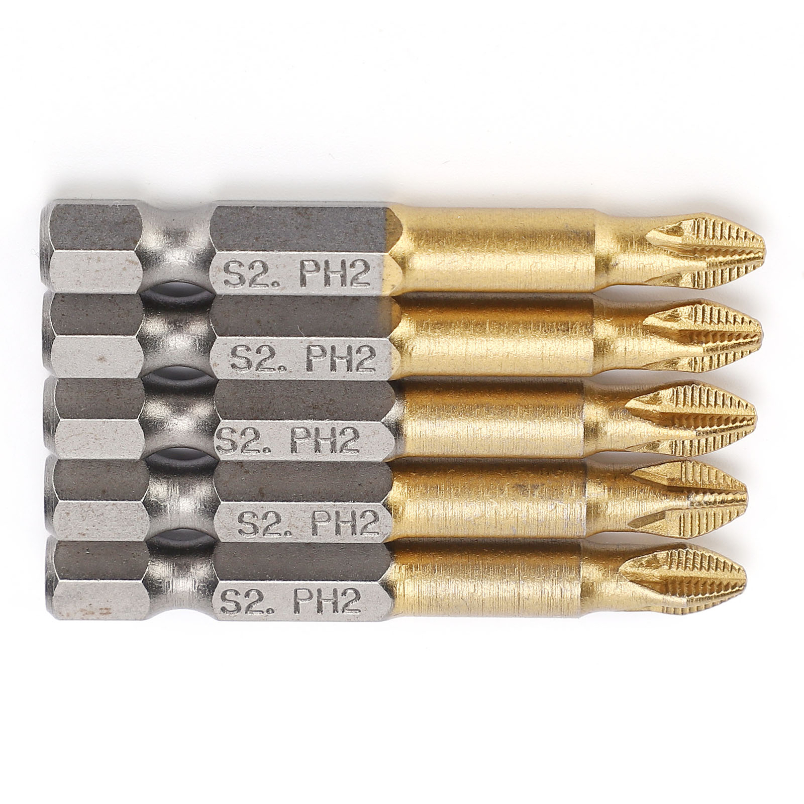 5pcs PH2 Head Screwdriver Bits 1/4 Inch Hex Shank 50mm Accessory Part ...