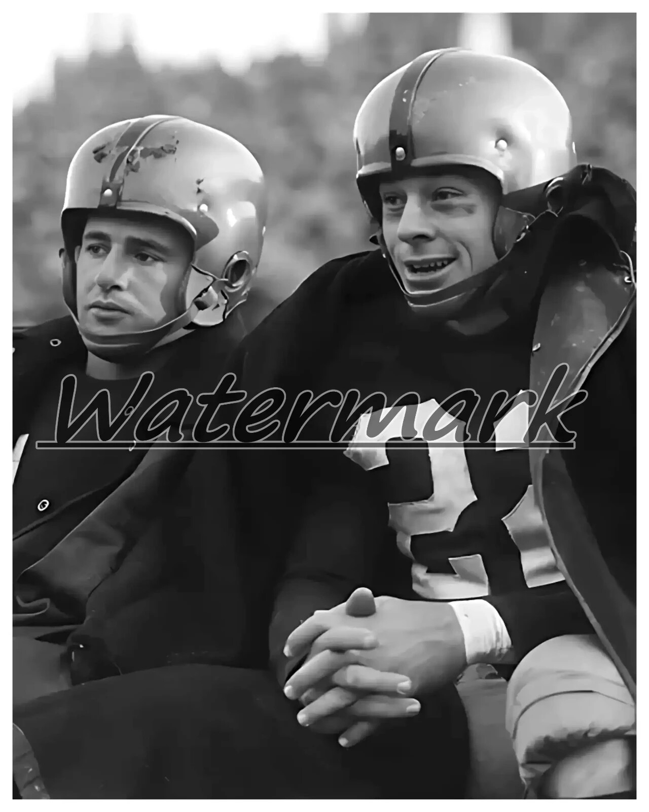 1950's Washington Redskins Charlie Justice Eddie Lebarron 8 X 10 Photo ...