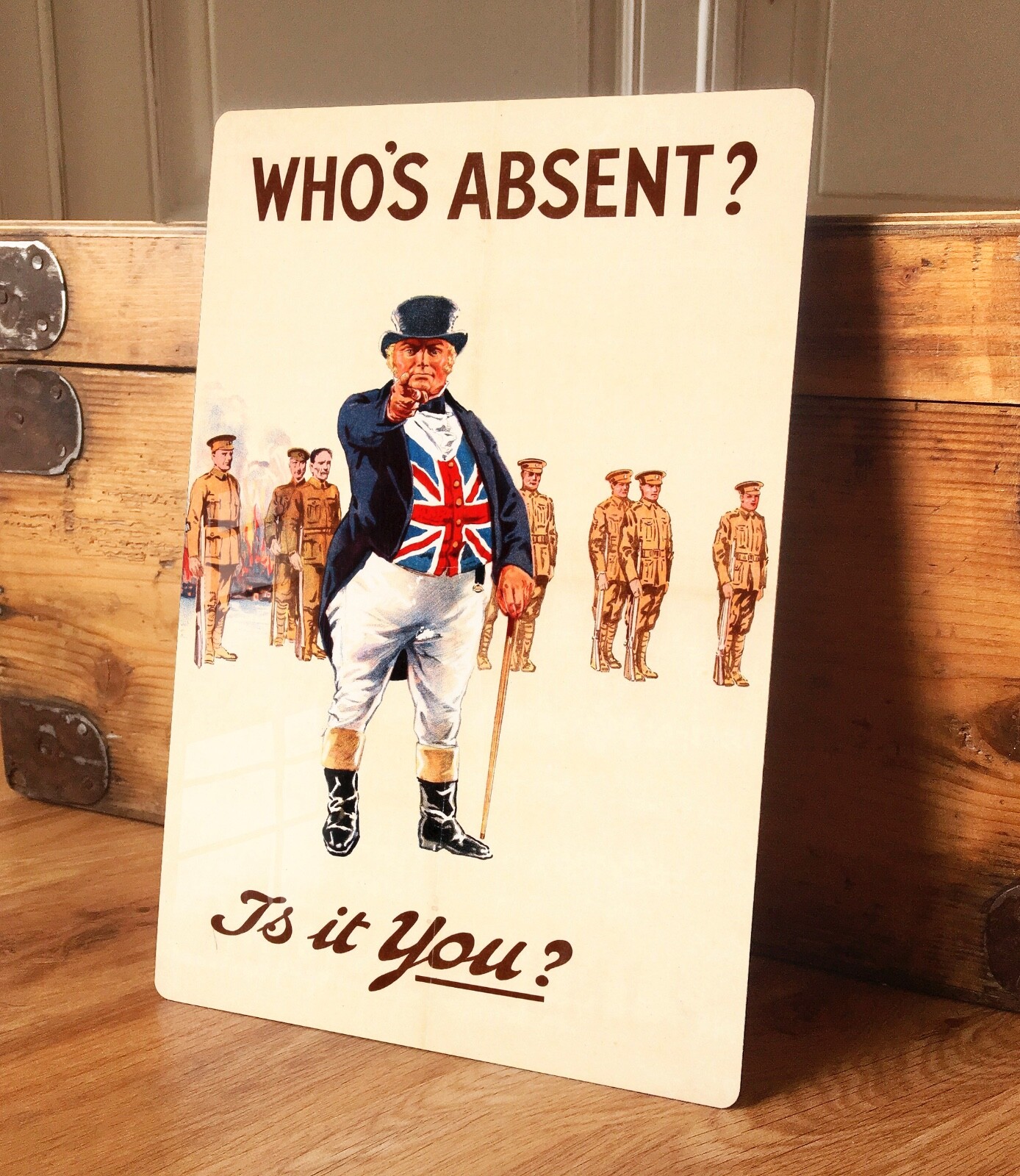 World War 1 Home Wall Art Metal Sign Poster Recruitment British ...