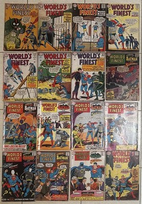 World’s Finest Comics Lot 16 Silver Age Comics Batman Superman | eBay