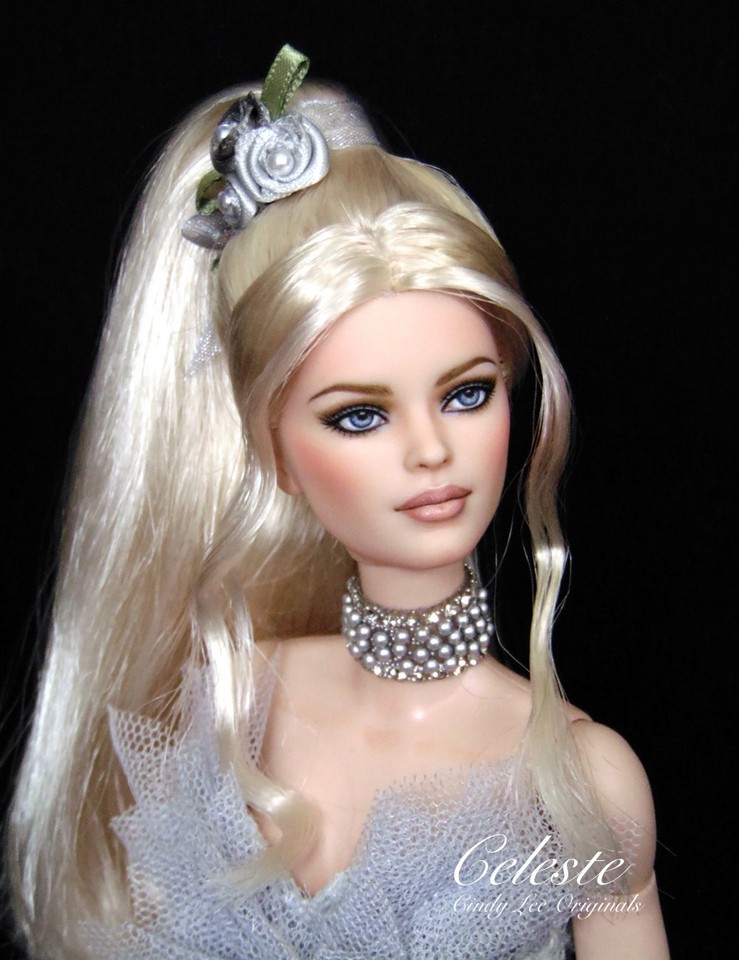 OOAK 12" Barbie Repaint Dressed Custom Art Doll "Celeste" by CINDY LEE ...