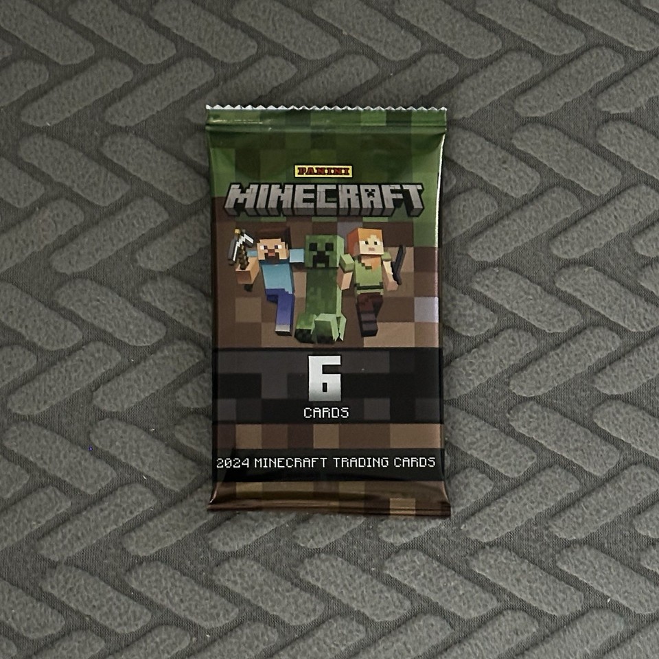 (1) 2024 Panini Minecraft Trading Cards Factory Sealed Retail Pack | eBay
