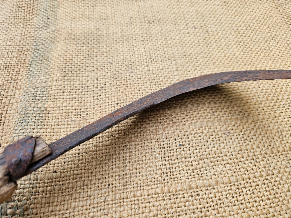 ANTIQUE FASCHINE KNIFE HATCHET BILLHOOK WEAPON AXE TOOL BLACKSMITH HAND ...