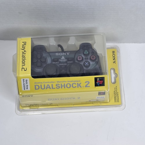 ORIGINAL Sony DualShock 2 Slate Gray Controller (PlayStation 2, PS2 ...