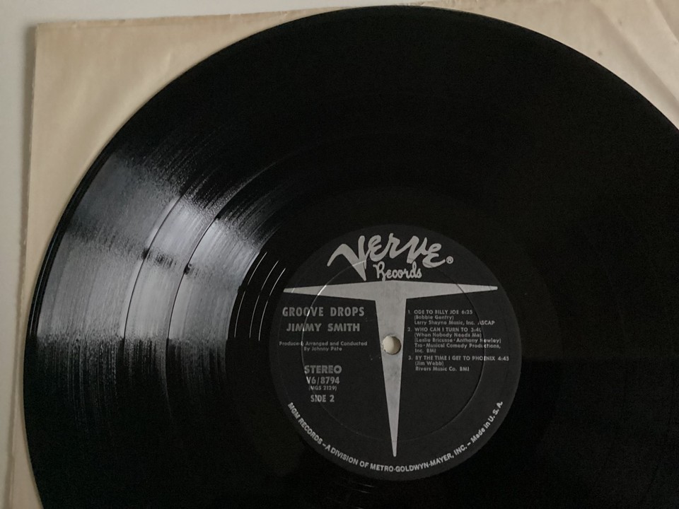 Jimmy Smith, groove drops VINYL LP U.S VERVE MOD soul Jazz funk (i ...