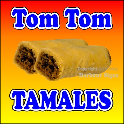 Tom Tom Tamale DECAL (Choose Your Size) Concession Food Truck Vinyl ...