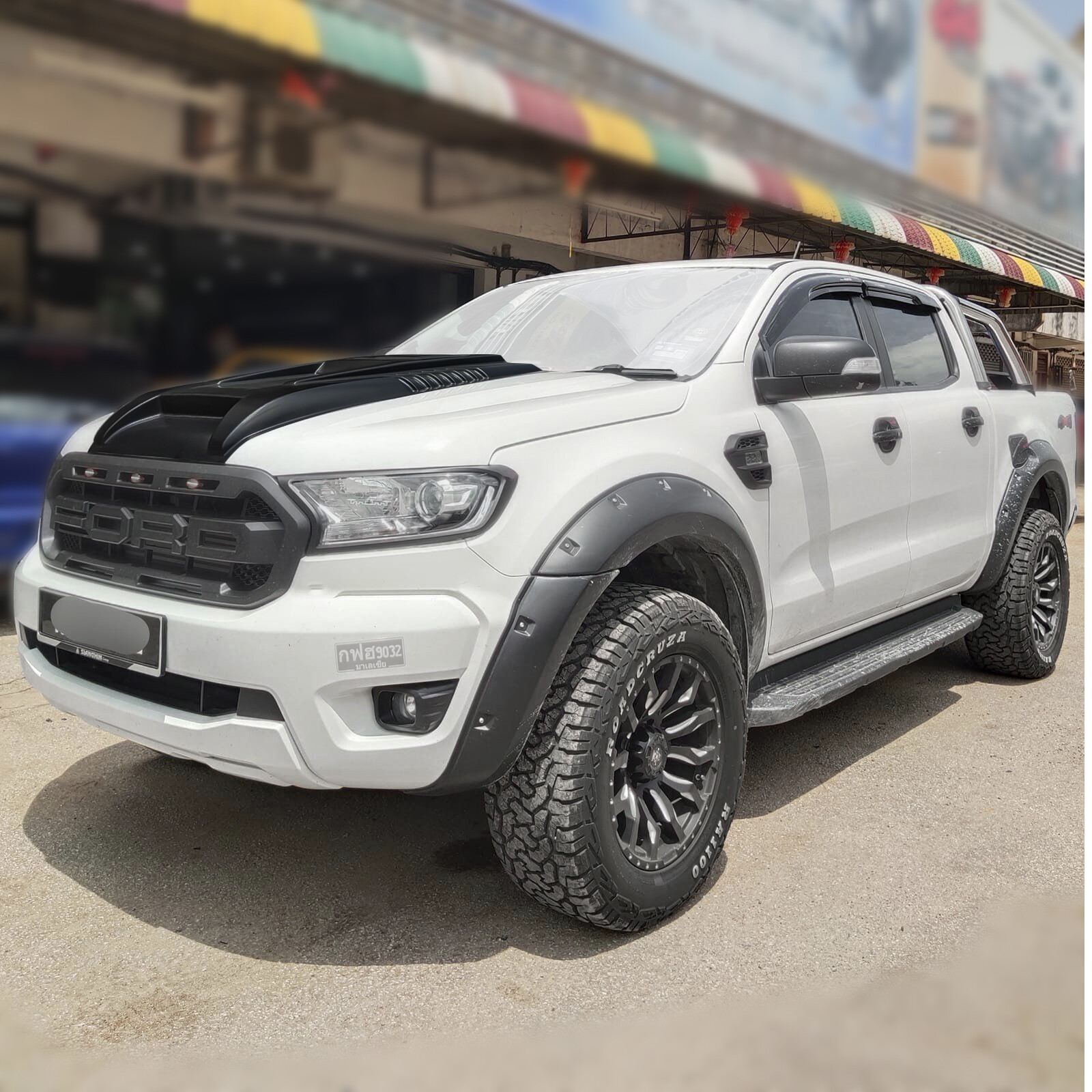 Bonnet Scoop Vent Hood Cover for Ford Ranger 2015-2019 T7 XLT Raptor ...