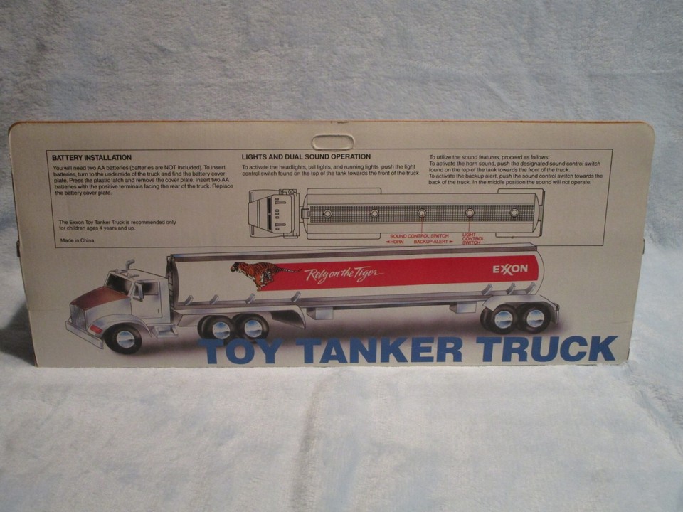 Exxon Toy Tanker Truck "Rely on the Tiger," Exxon Collectors Series 1/ ...
