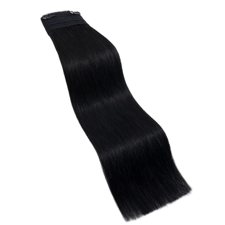 Real Invisible Wire In Human Hair Extension Secret Hidden Extensions ...