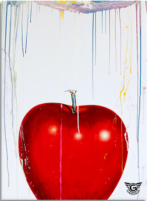 Red Apple – Print Limited Edition on Canvas, Signed, COA, Numbered ...