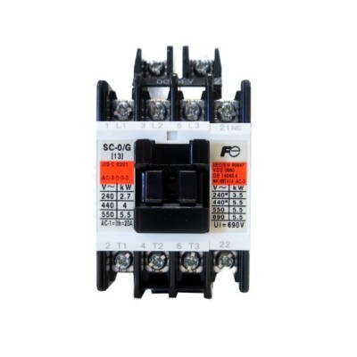 4GC0F0M01, Fuji Electric, Orange line series Contactor, DC coil Non ...