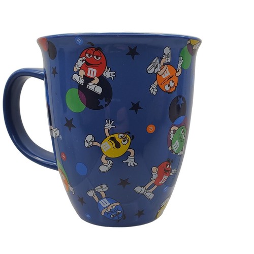 Mars M&M Candy Large Mug Vintage 1990s Blue Coffee Cup Collectible | eBay