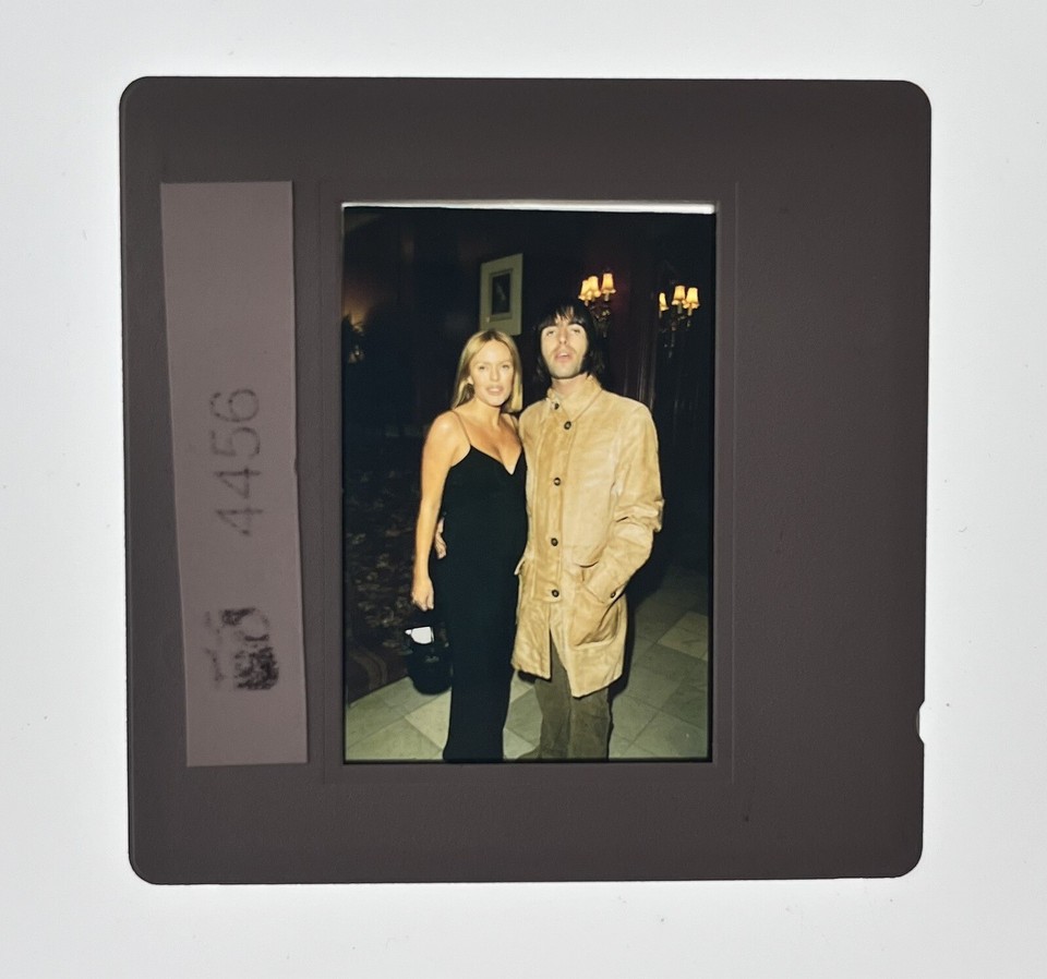 Oasis Liam Gallagher Photo Transparency Patsy Kensit's Wedding Advert ...