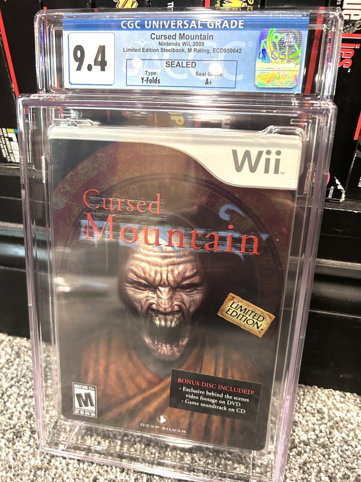 Cursed Mountain Nintendo Wii Limited Edition Sealed* CGC 9.4 Rare ...