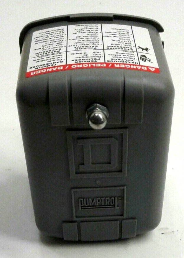 Square D Pumptrol 9013FSG2J24 Electromechanical Pressure Switch 40/60 ...