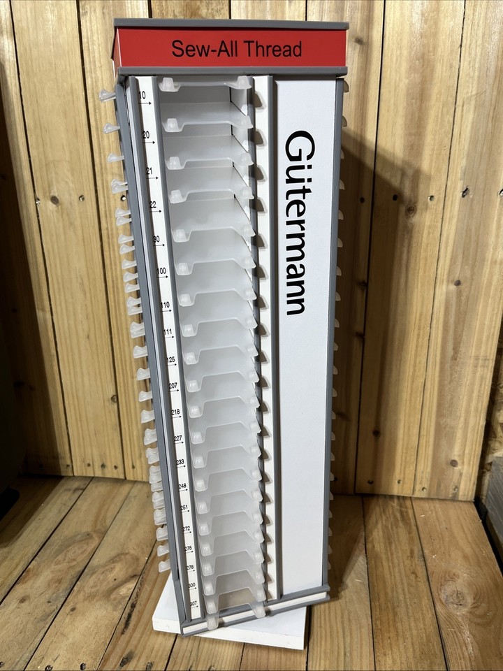 Gutermann Spinning 80 Space Sewing Thread Spool Tower Display Rack ...
