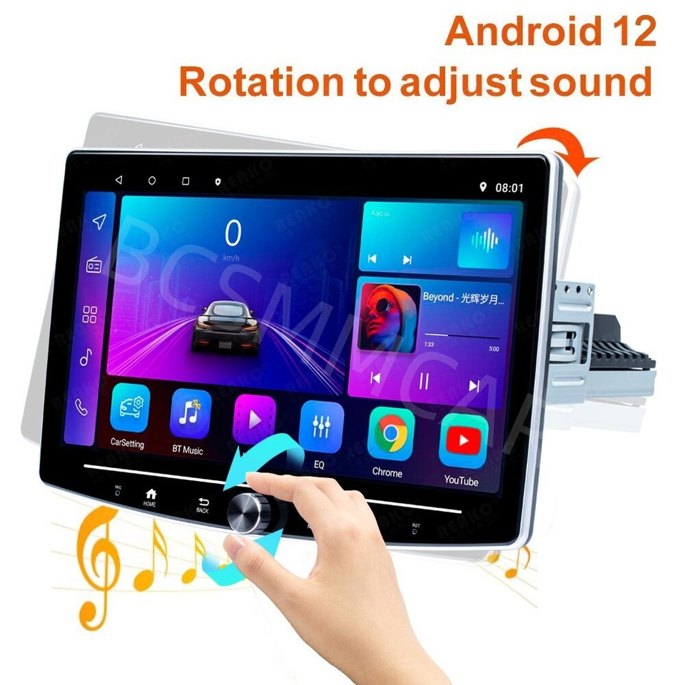 10in For Apple CarPlay Android 12 Car Stereo Radio GPS WiFi Multimedia ...