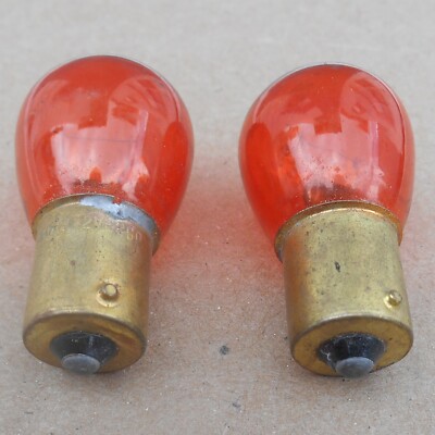 Pair 12V Brake Stop Signal Turn Tail Lamp Light Bulb Red 1156NA with ...