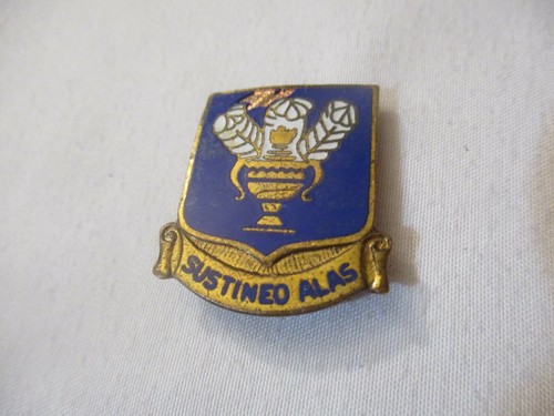 WW2 US Army Air Forces Training Command Sustineo Alas DI DUI Crest Pin ...