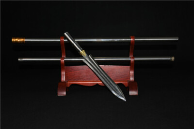 Qiang Spear Double Edged Long Bladed Chinese Polearm Weapon Short ...