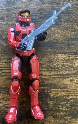 Jazwares Halo Spartan Collection Red Spartan 12” Action Figure With ...