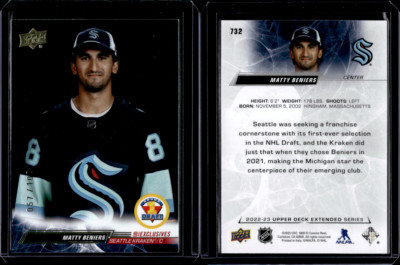 2022-23 Upper Deck Extended UD Exclusive 1st Round Draft #732 Matty ...