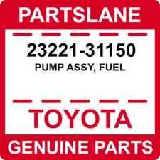 23221-50110 TOYOTA Pump ASSY Fuel 2322150110 Genuine OEM Part for sale ...