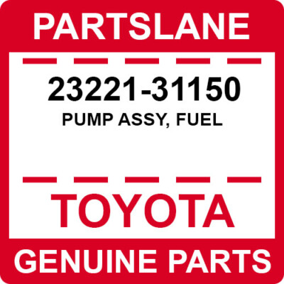23221-31150 Toyota OEM Genuine PUMP ASSY, FUEL | eBay