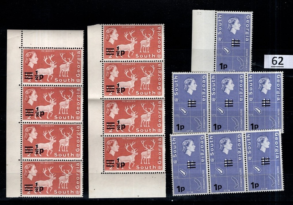 / SOUTH GEORGIA - MNH - NEW CURRENCY - ANIMALS, MAP - 15 STAMPS | eBay