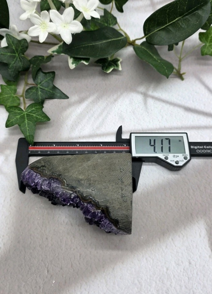 AAA Grade Natural Amethyst Geode Cluster, Polished Sides, Uruguay Deep ...