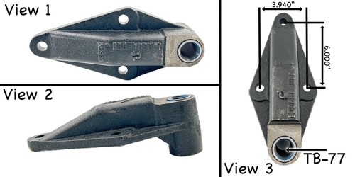 Dayton 338-2100 Shackle Leaf Spring Hanger for Peterbilt / Kenworth B11 ...