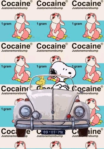 DEATH NYC ltd ed signed drug art print 45x32cm ben frost cocaine Snoopy ...