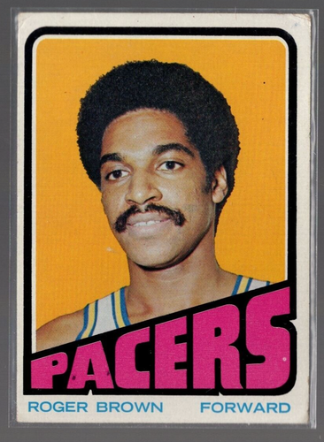 Roger Brown 1972 Topps Basketball Card #210 Indiana Pacers Very Good | eBay