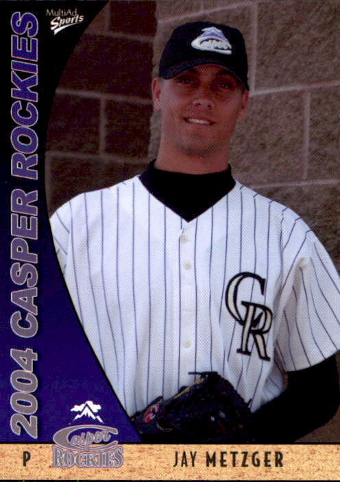2004 Casper Rockies Multi-Ad #19 Jay Metzger Vernon Connecticut CT ...
