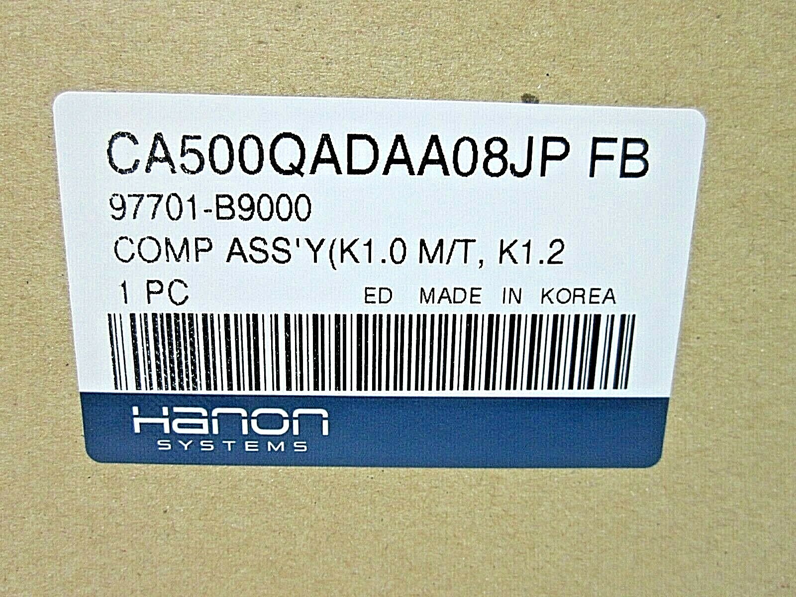 GENUINE A/C COMPRESSOR W/ CLUTCH (MADE IN KOREA) FOR HYUNDAI KIA OE ...