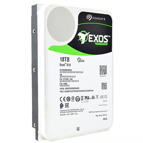 Seagate Exos ST18000NM000J 18TB 7200Rpm 256Mb Cache Sata III 3,5" Zoll ...