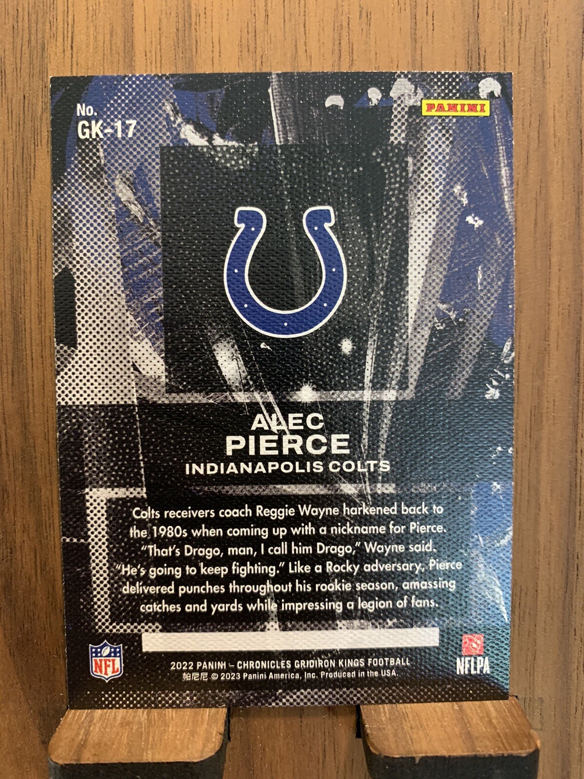 2022 Panini Chronicles - Gridiron Kings #GK-17 Alec Pierce (RC) for ...