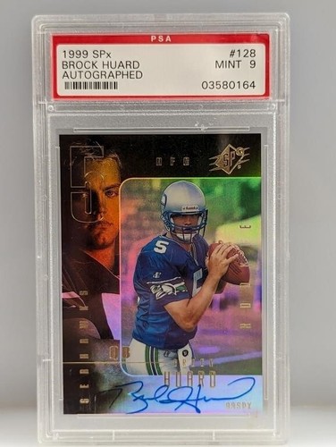1999 Upper Deck SPx Rookie Brock Huard Auto SP #1135/1999 Seattle ...