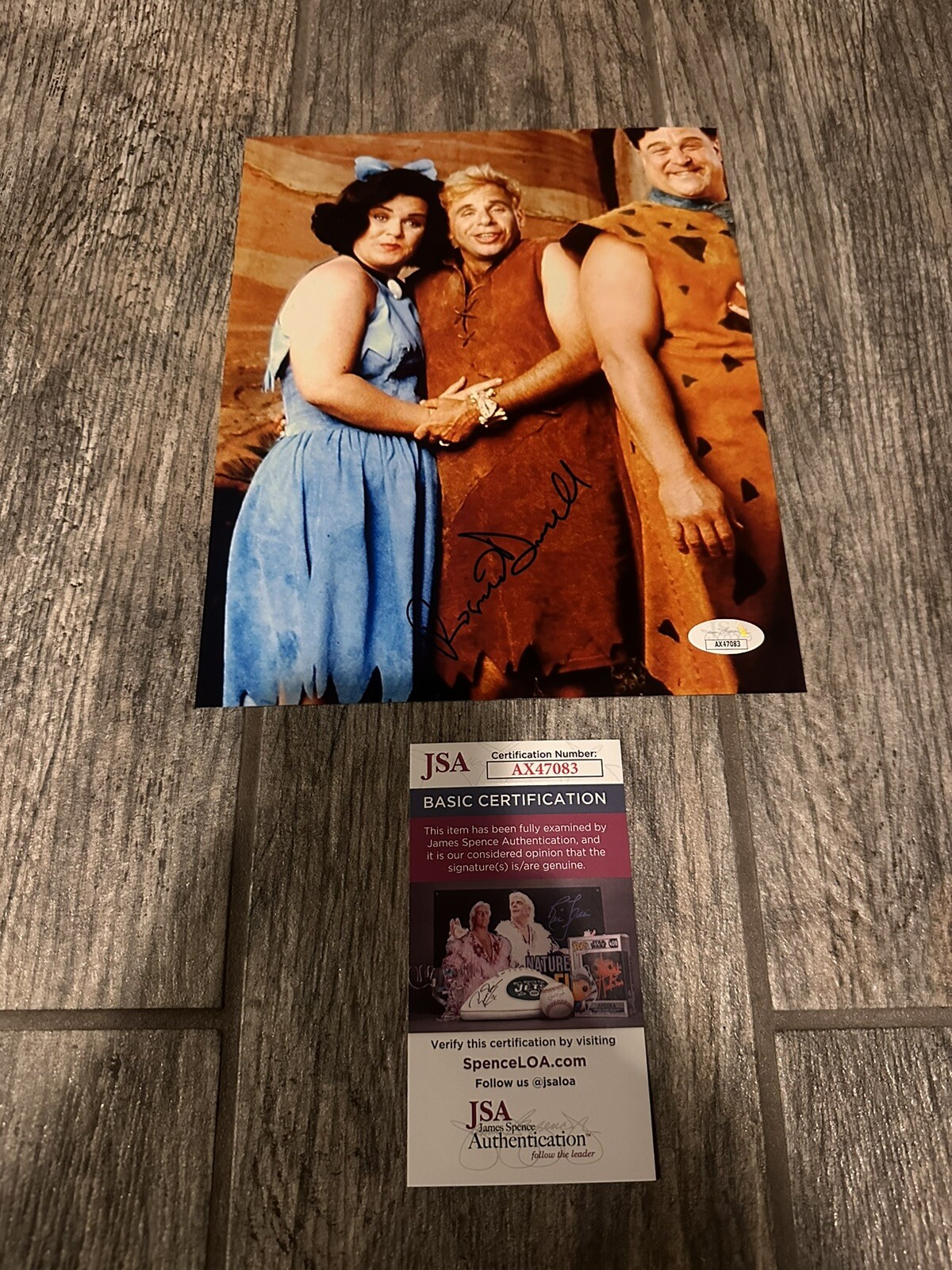 ROSIE O’DONNELL SIGNED BETTY RUBBLE 8X10 PHOTO AUTOGRAPHED JSA COA ...