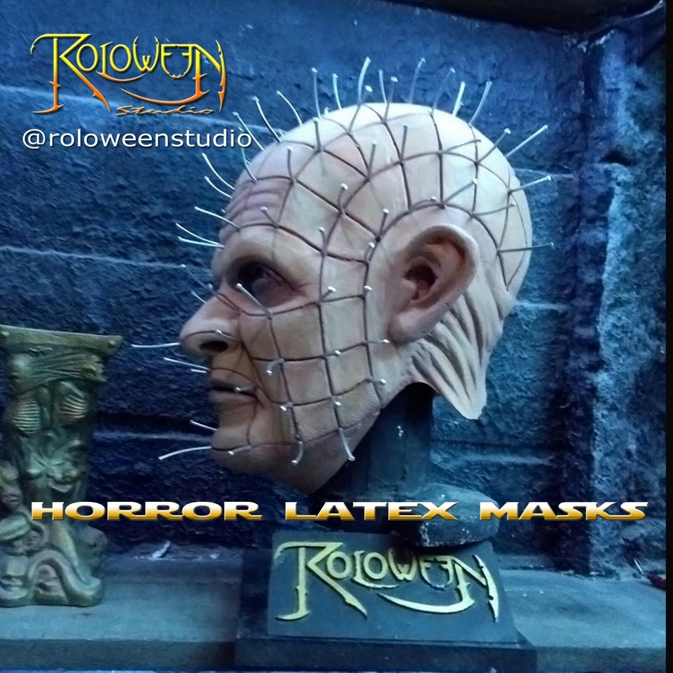 Hellraiser Pinhead Lead cenobite latex mask / Pinhead / Ghost Scary ...